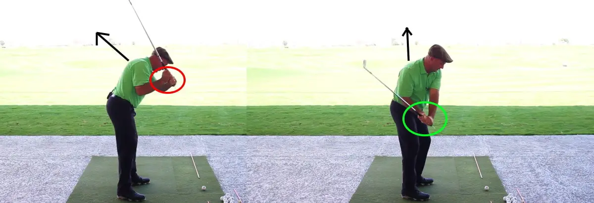 How To Stop Over The Top Golf Swing - Drills & Fixes